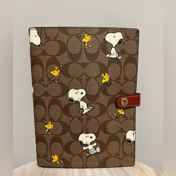 Coach | Office | Coach X Peanuts Notebook In Signature Canvas With ...